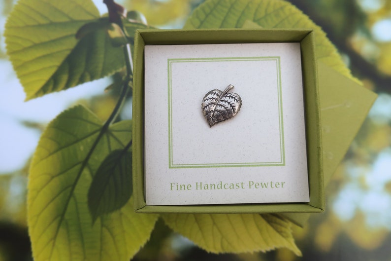 Linden Leaf Lapel Pin - CC516- Linden Leaf, Trees, Plants, Garden, and ...