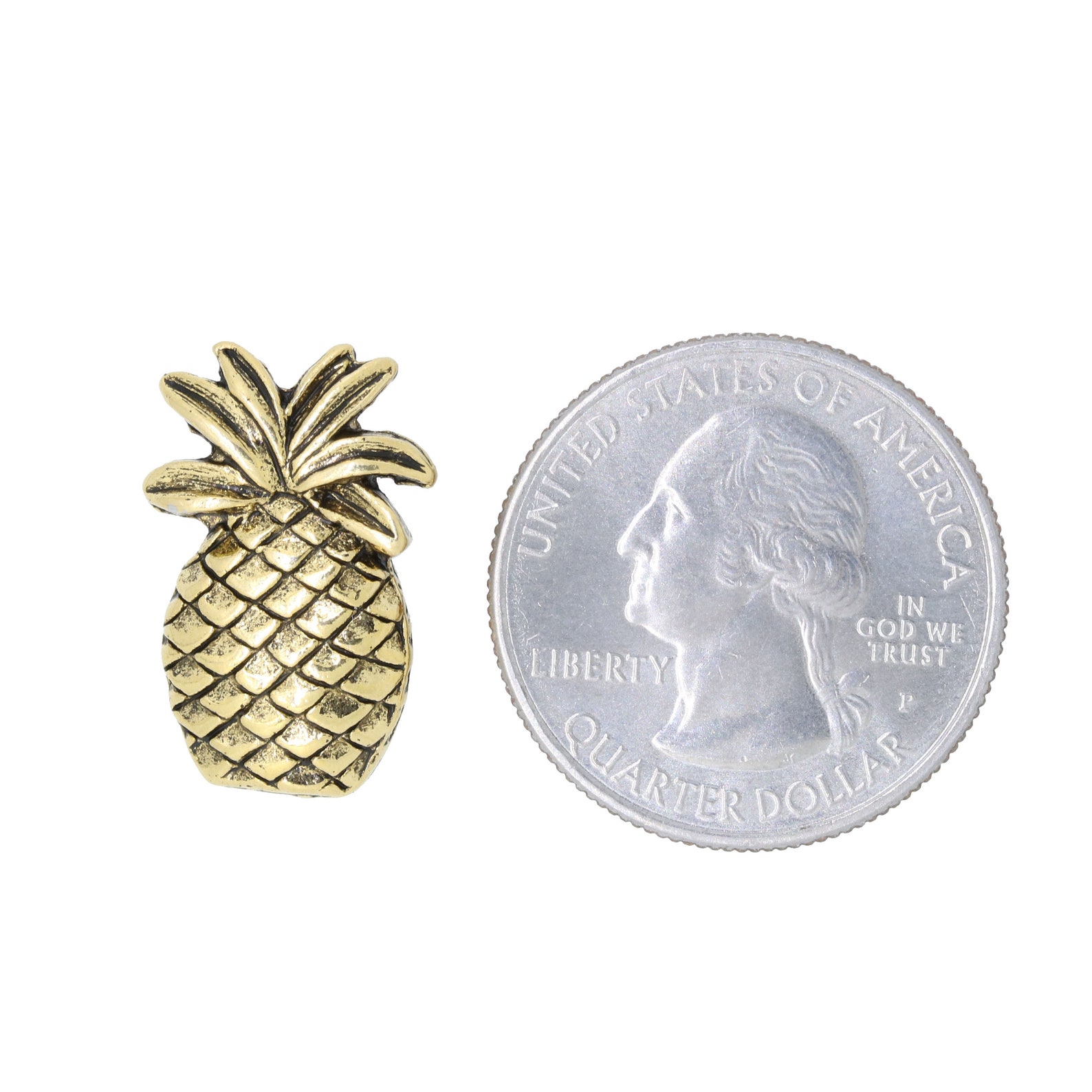 Gold Pineapple Lapel Pin- CC111G- Pineapple, Hospitality, Fruit ...