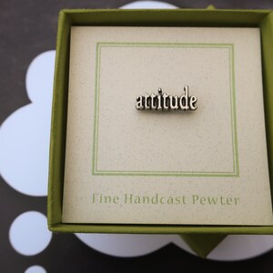 Attitude Lapel Pin- CC399- Motivational Gifts and Pins- Employee ...