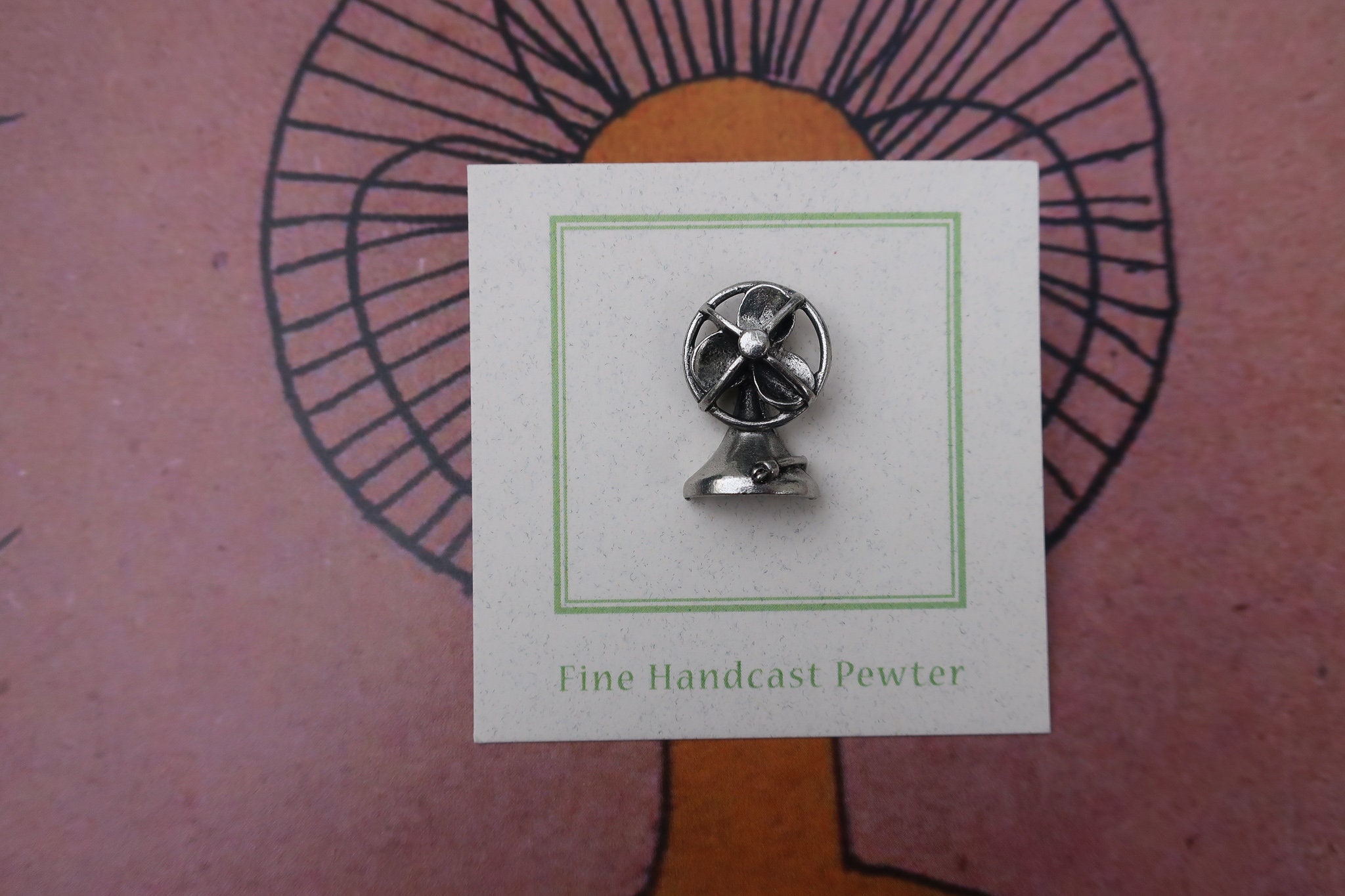 Electric Fan Lapel Pin CC268 I'm Your Biggest Fan Pin | Etsy