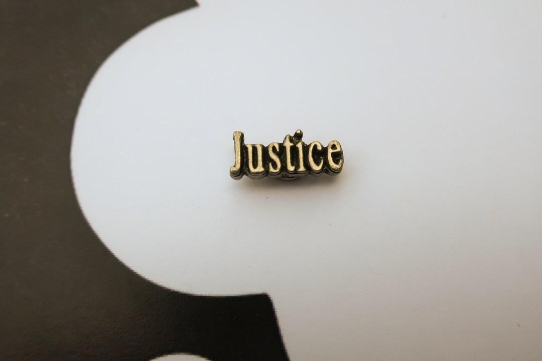 Justice Lapel Pin - CC405- Fairness, Moral Righteousness, Equitable ...