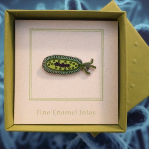 Bacteria Enamel Lapel Pin- EP121- Biology, Disease, Science, and Cell ...