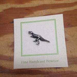 T Rex Dinosaur Lapel Pin- CC480- Tyrannosaurus Rex, Dinosaurs, Dino ...