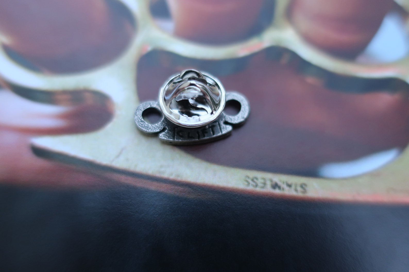 Brass Knuckles Lapel Pin CC525 Knuckles Knucks | Etsy