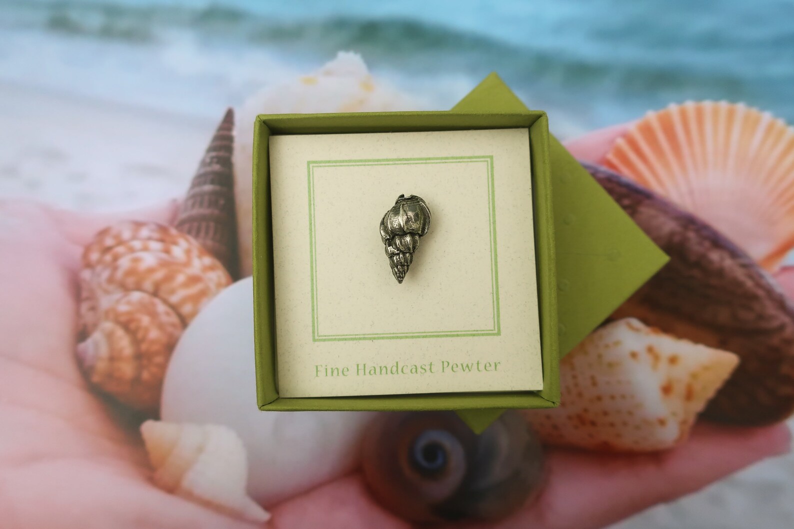 Seashell Lapel Pin CC344 Sea Ocean Beach Shells - Etsy