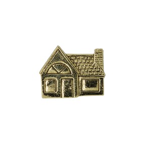 Gold House Lapel Pin- CC613G- House, Home, Realty, and House Warming ...