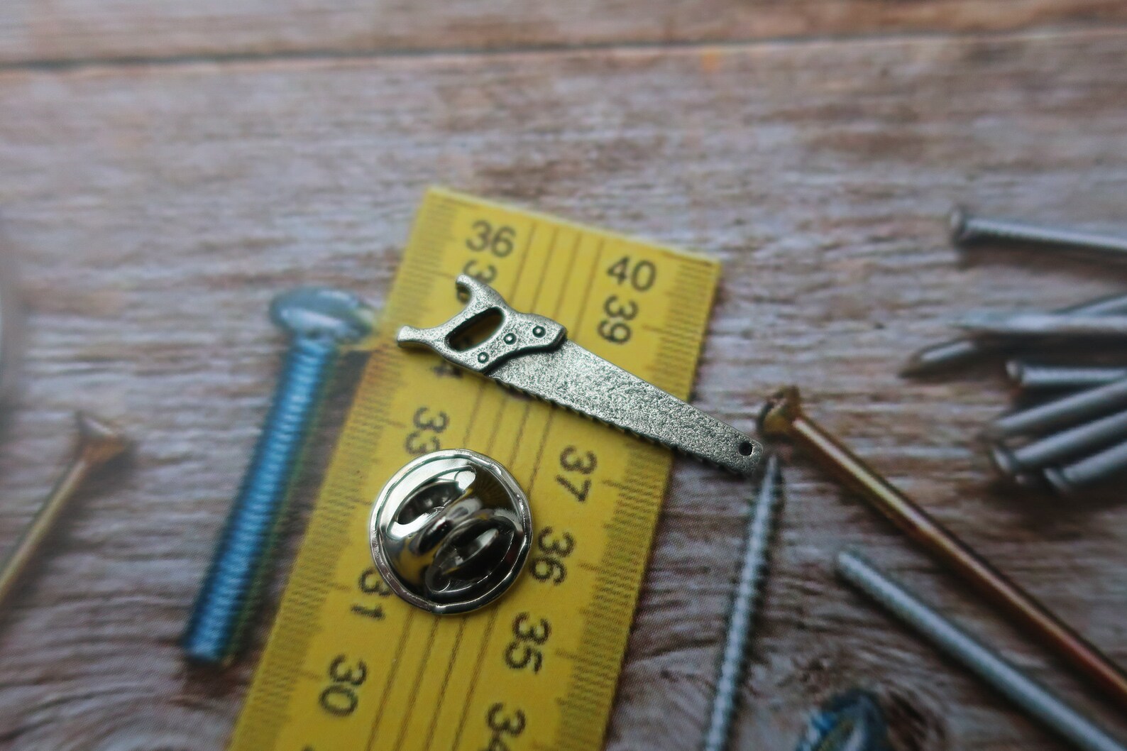 Saw Lapel Pin - CC143- Saw, Tools, Carpenter, Handy Man, and ...