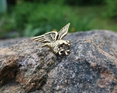 Gold Falcon Lapel Pin CC168G Falcon Birds and Wildlife | Etsy
