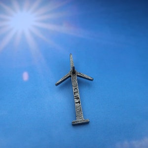 Wind Turbine Lapel Pin - CC387- Clean Energy, Solar Energy, Wind Energy ...