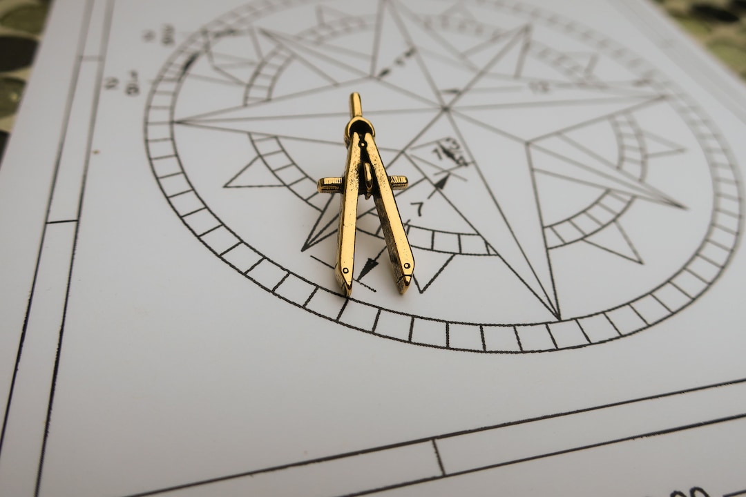 Gold Engineering Compass-cc581g- Drawing Instrument, Circles ...