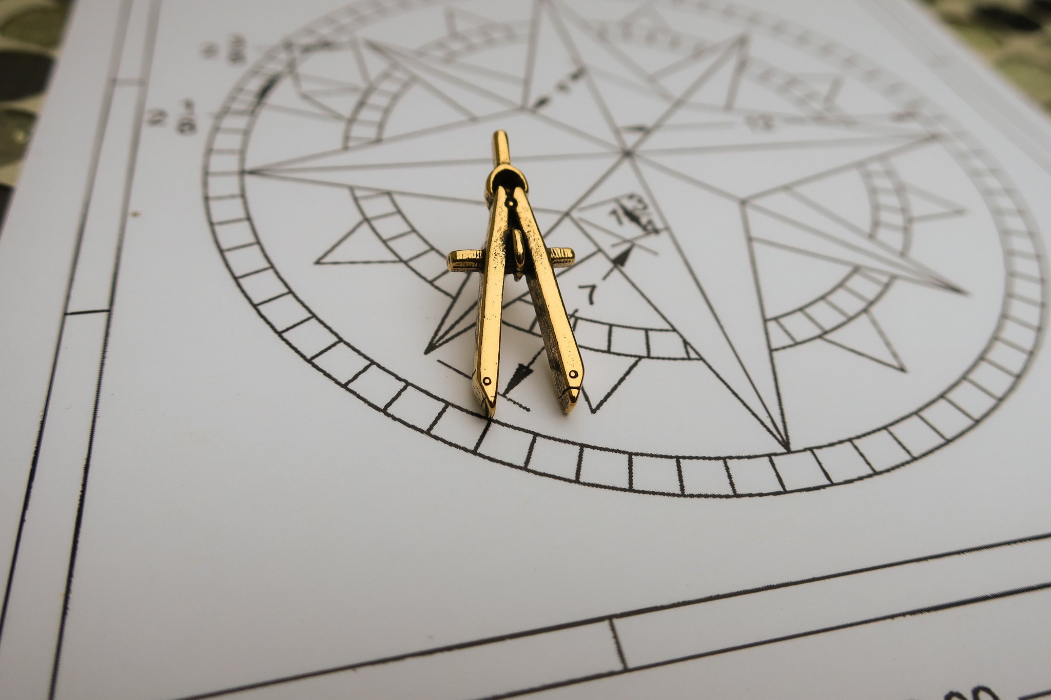 Gold Engineering Compass-cc581g Drawing Instrument Circles - Etsy