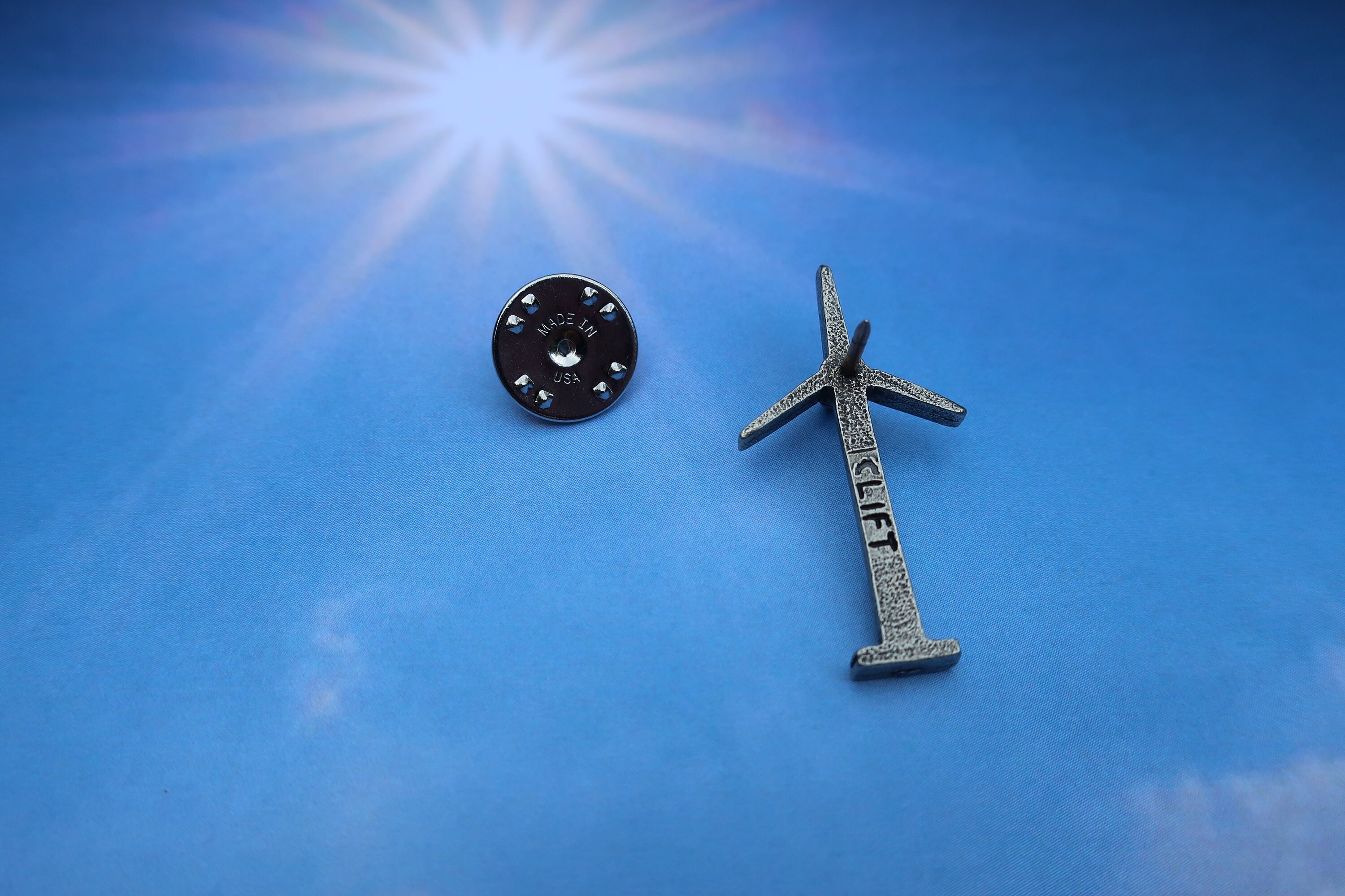 Wind Turbine Lapel Pin - CC387- Clean Energy, Solar Energy, Wind Energy ...