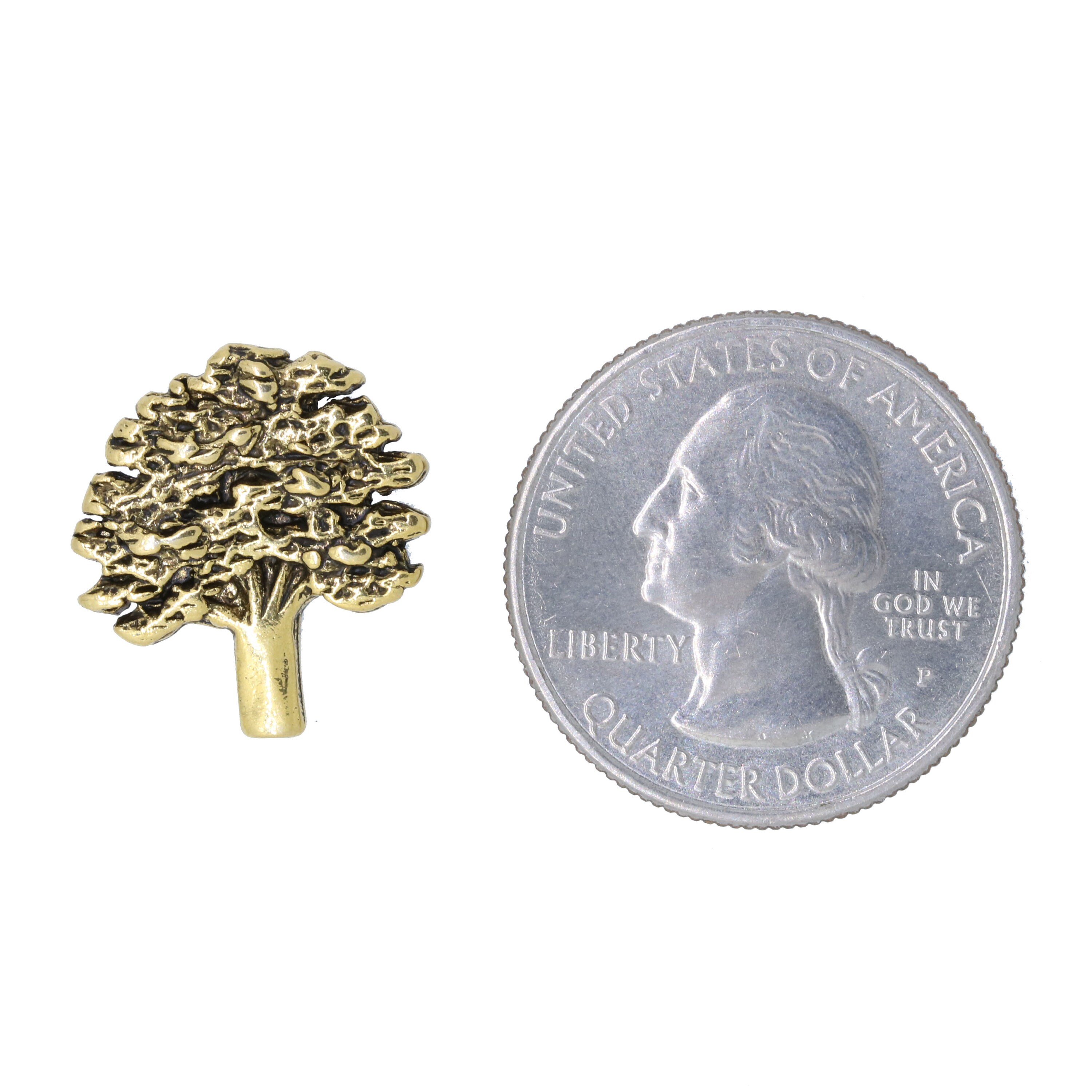 Oak Tree Gold Lapel Pin CC363G Oak Tree Tree Forestry - Etsy
