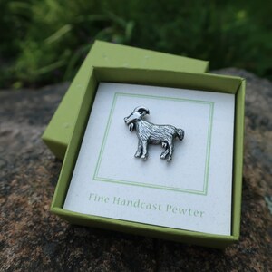 Goat Lapel Pin- CC639- Goat, Farm, Farming, G.O.A.T, Greatest of All ...
