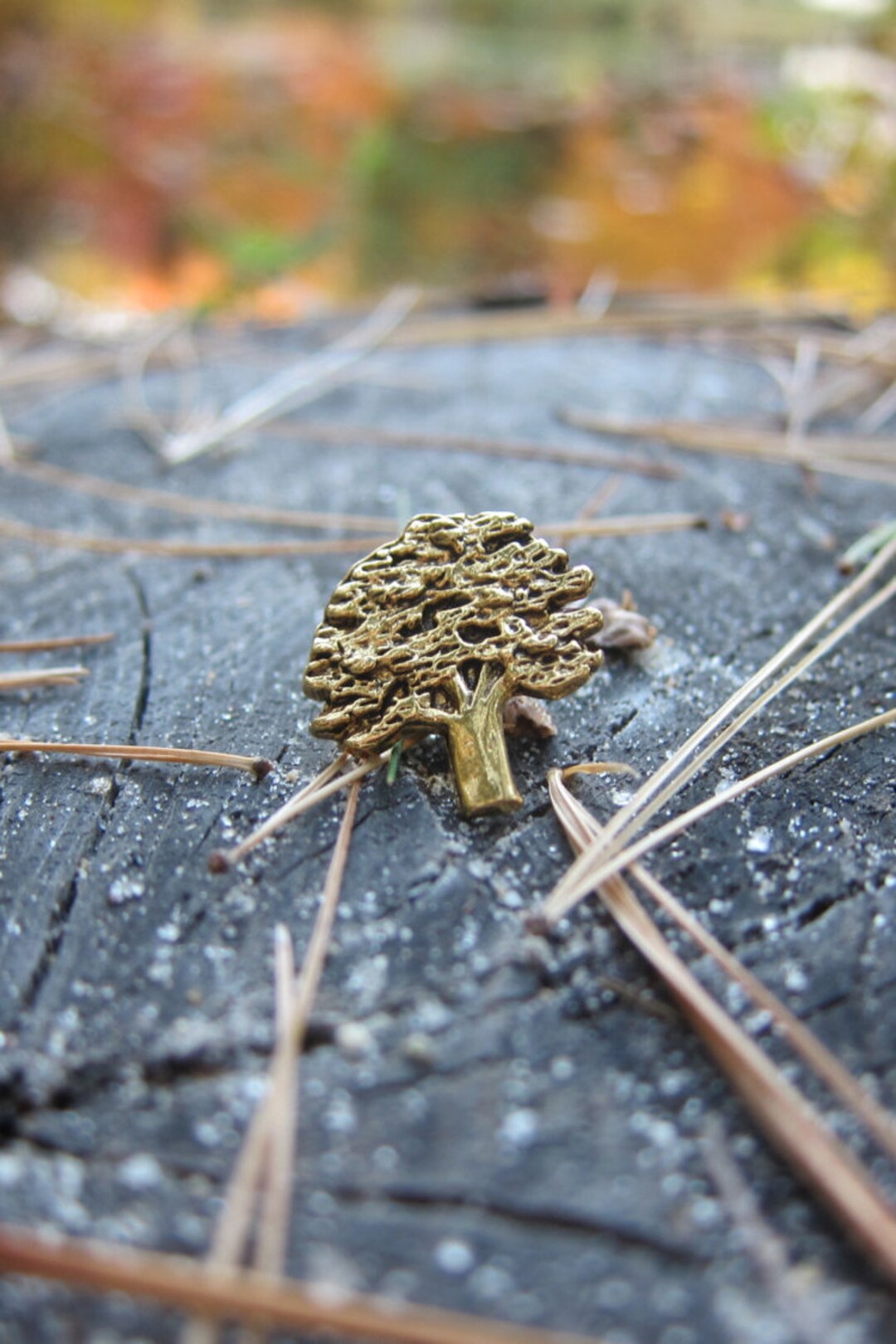 Oak Tree Gold Lapel Pin - CC363G- Oak Tree, Tree, Forestry, Woods ...