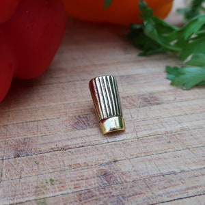 Gold Chef Toque Lapel Pin- CC347G- Chef, Culinary, Cooking, and Sous ...