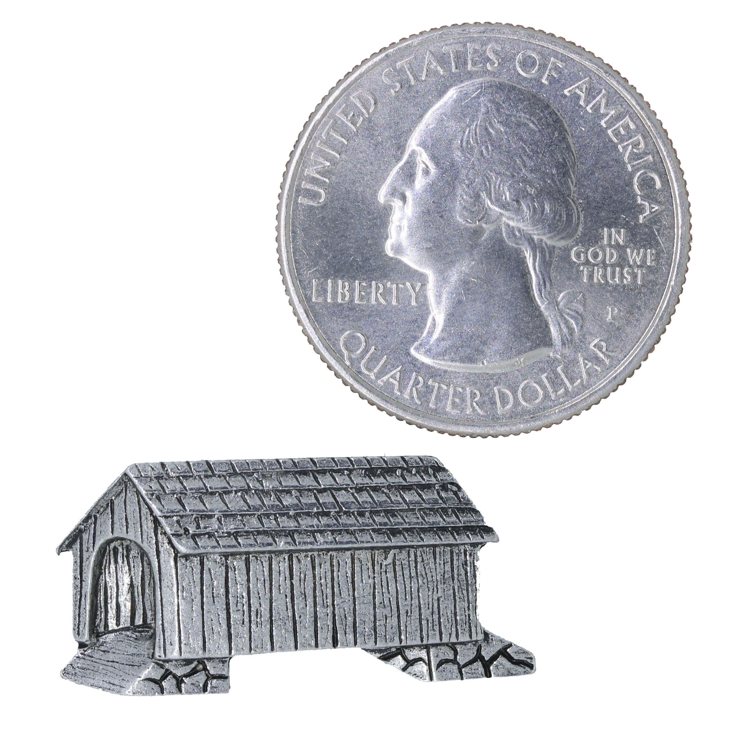 Covered Bridge Lapel Pin CC109 Timber Truss Bridge Enclosed - Etsy