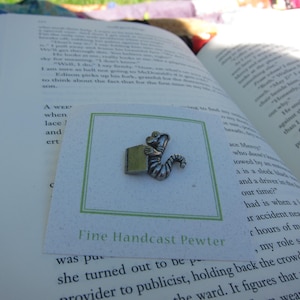 Bookworm Lapel Pin- CC445- Reading, Literature, and Education Pins for ...