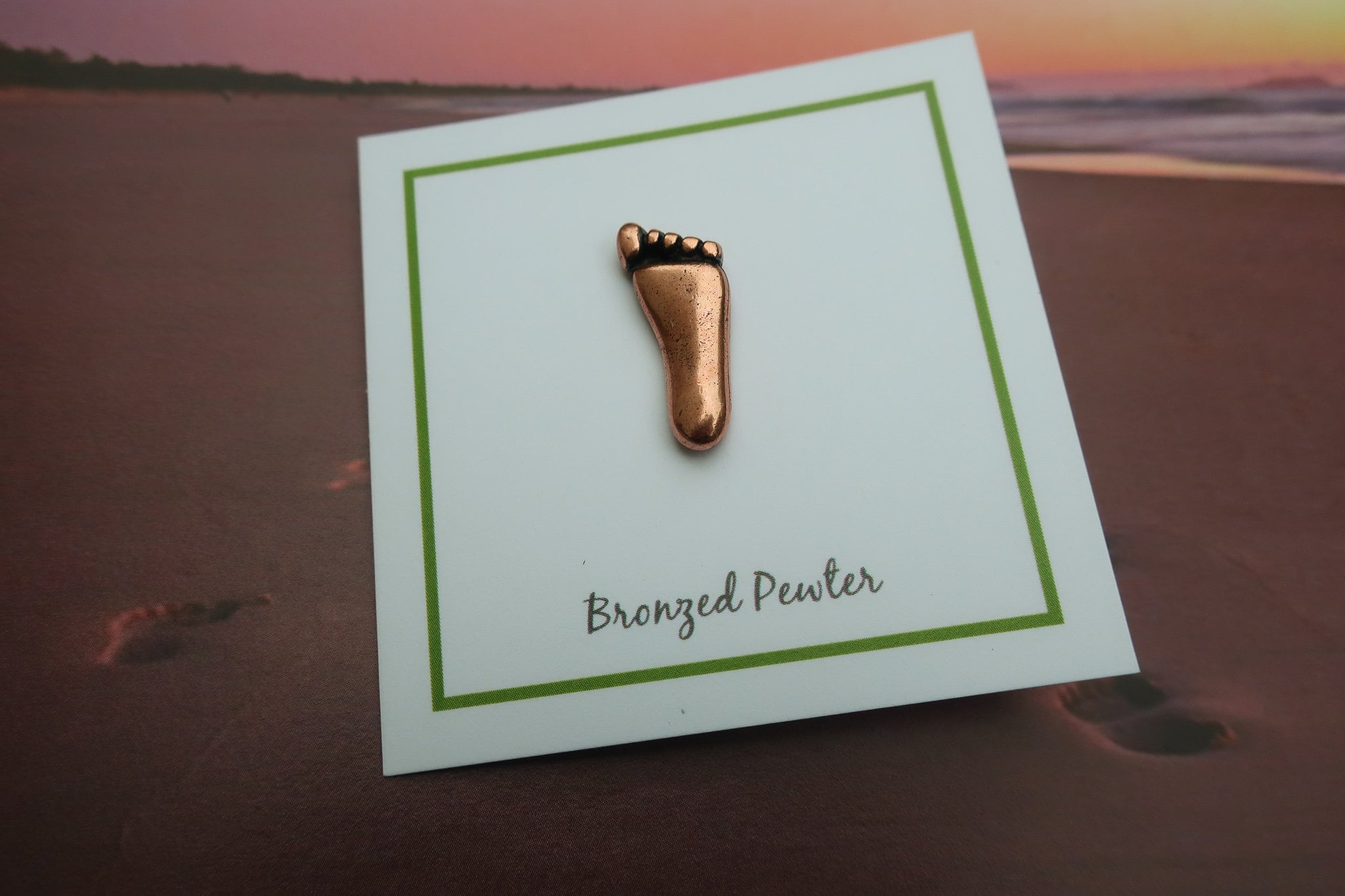 Foot Copper Dipped Pewter Lapel Pin CC468C Foot Orthopedic | Etsy