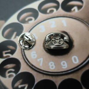 Telephone Lapel Pin - CC230- Telephone, Phone, and Communication Pins ...