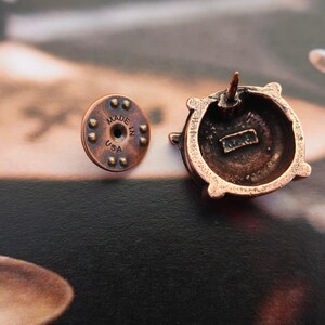 Drum With Drumsticks Copper Lapel Pin-cc339c- Drum, Instruments ...