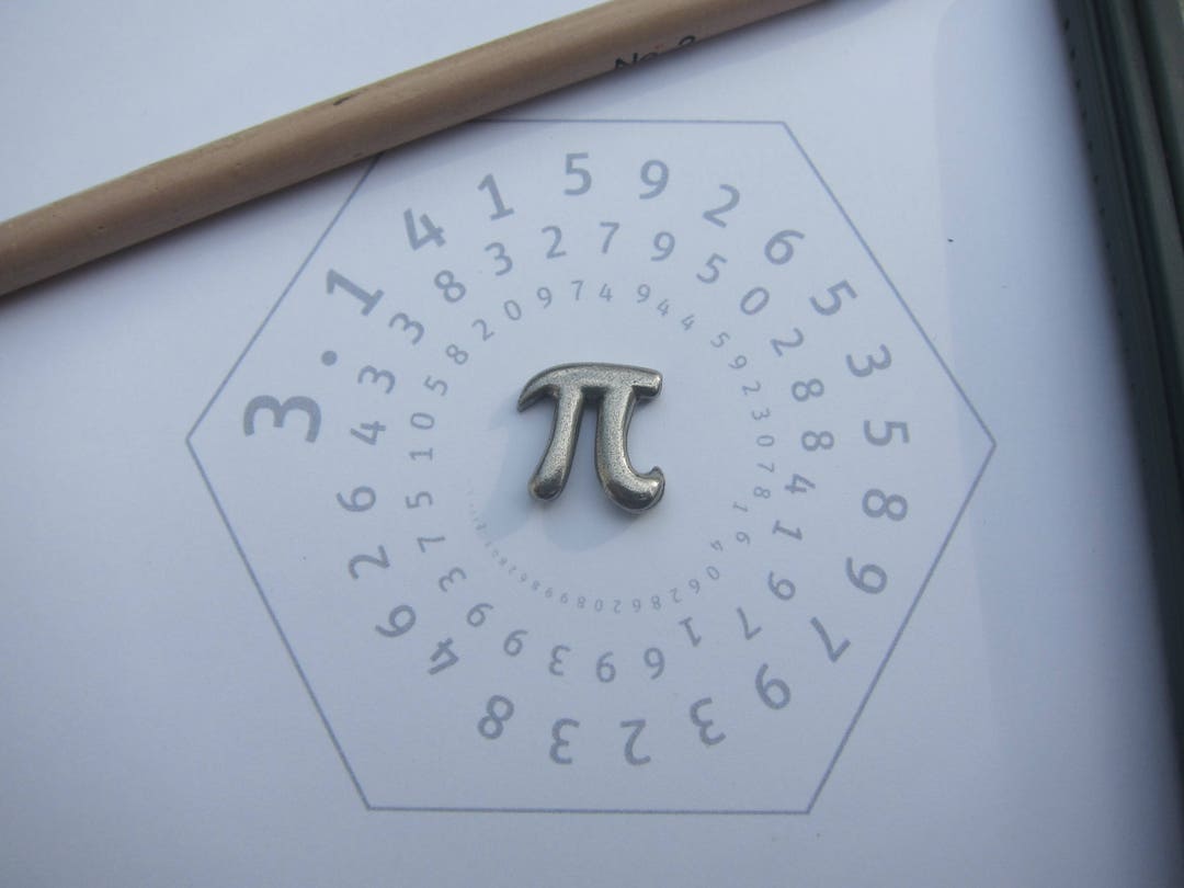 Pi Lapel Pin - CC295- Math Teacher Pins and Gifts - Etsy