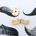 Moustache Lapel Pin- CC624G- Mustache, Movember, Men's Health ...