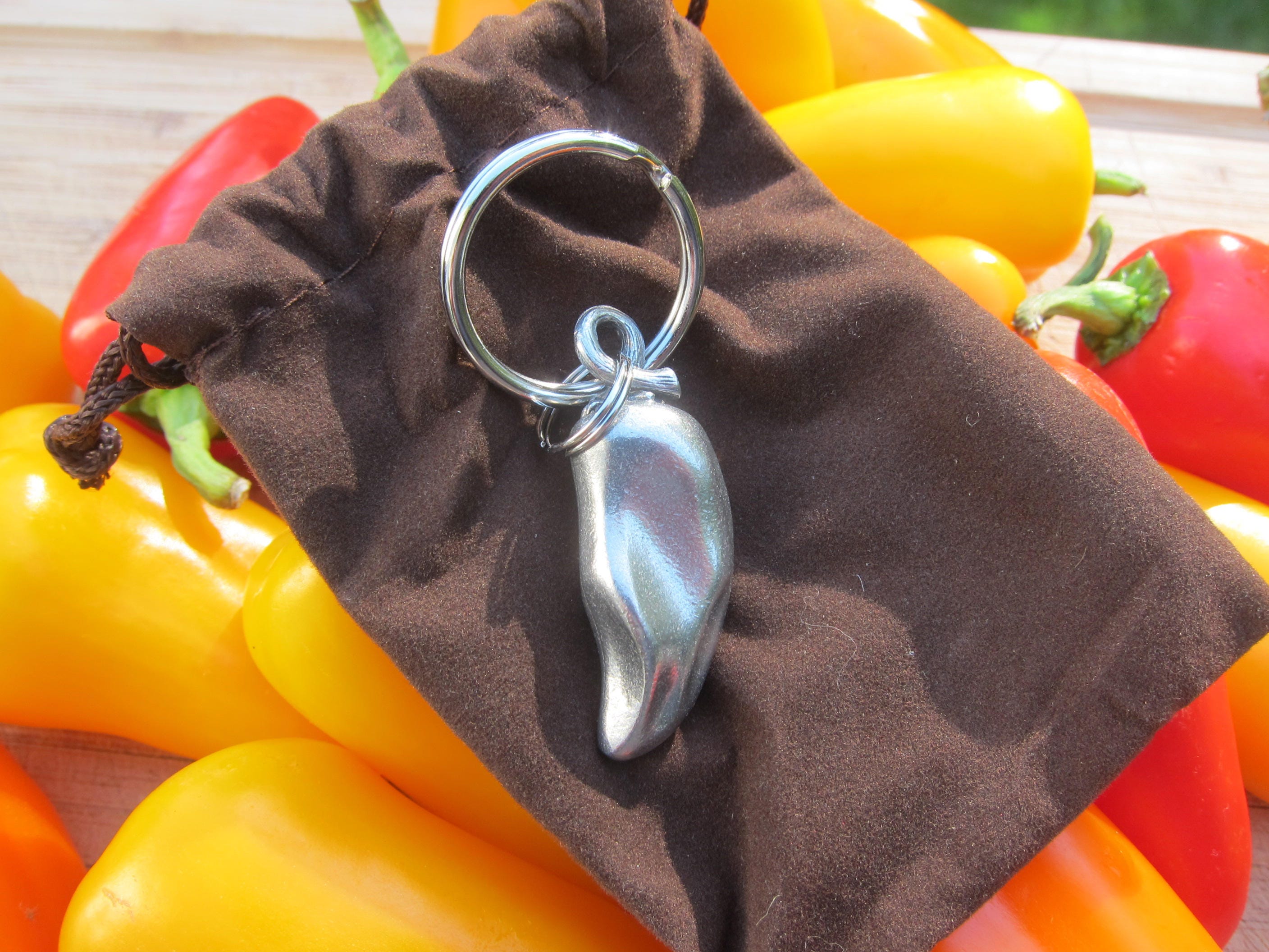 Chili Pepper Keychain K135 Hot Tamale Peppers and Culinary - Etsy
