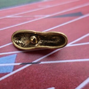 Sneaker Gold Dipped Pewter Lapel Pin - CC224G- Running and Marathon ...