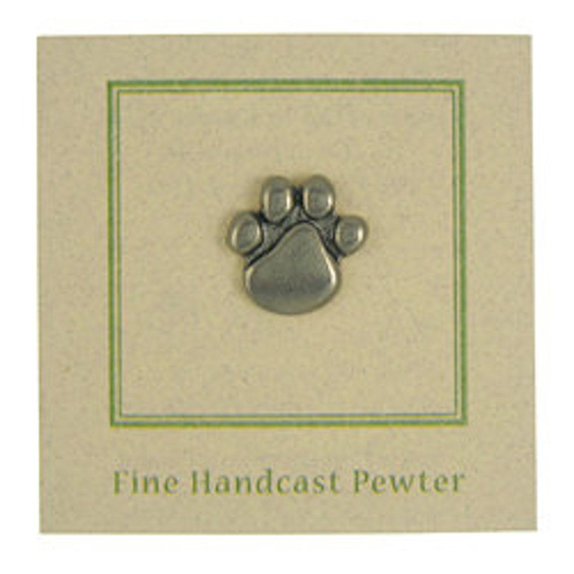 Paw Print Lapel Pin - CC269- Pins for Pet Lovers- Dog Paw Pin- Cat Paw ...