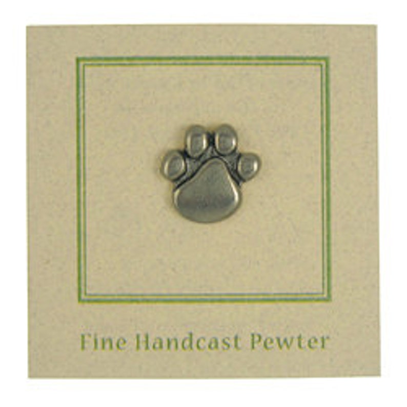 Paw Print Lapel Pin CC269 Pins for Pet Lovers Dog Paw Pin - Etsy
