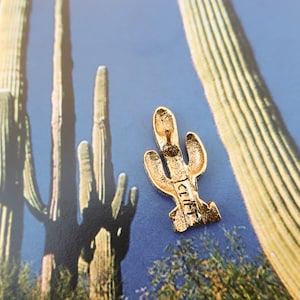 Gold Cactus Lapel Pin-cc488g- Arizona, Desert, and Cactus Pins - Etsy