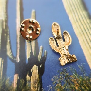 Gold Cactus Lapel Pin-cc488g- Arizona, Desert, and Cactus Pins - Etsy