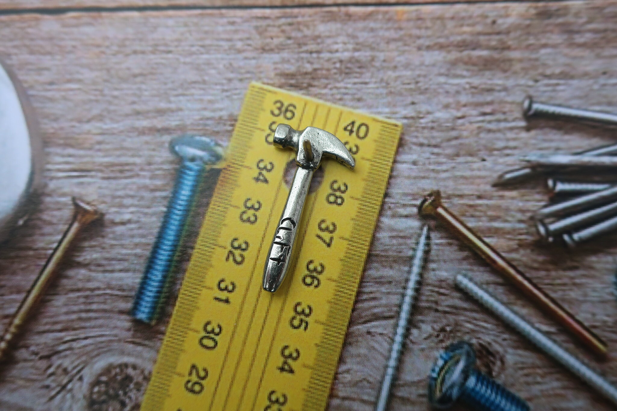 Hammer Lapel Pin - CC170- Hammer, Tools, Carpentry, Contractor, Handy ...