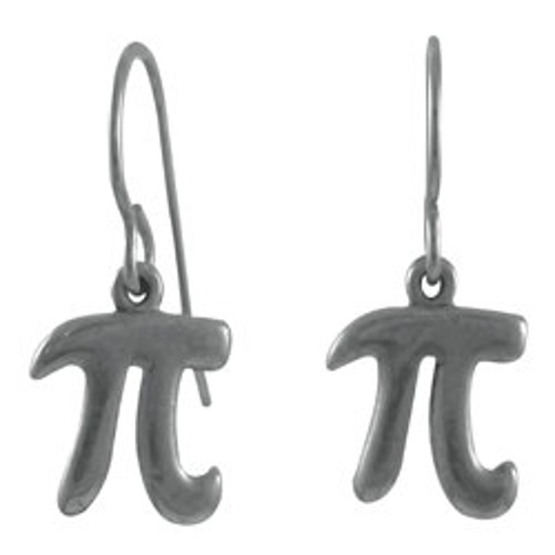 Pi Earrings - LT598- Math Teacher Gifts- Pi Day Accessories - Etsy