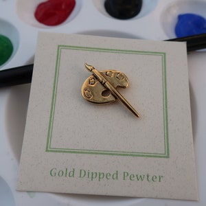 Artist Palette Lapel Pin- CC334G- Art, Paint, Painting, Artistic and ...