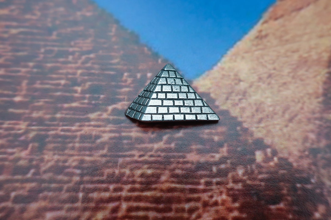 Pyramid Lapel Pin - CC550- Egyptian Pyramids- Greek Structures ...