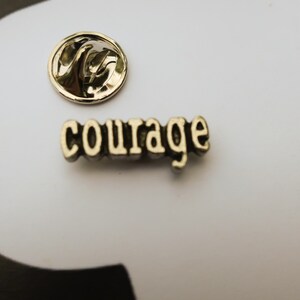 Courage Lapel Pin- CC403- Courage, Brave, Employee Recognition and ...