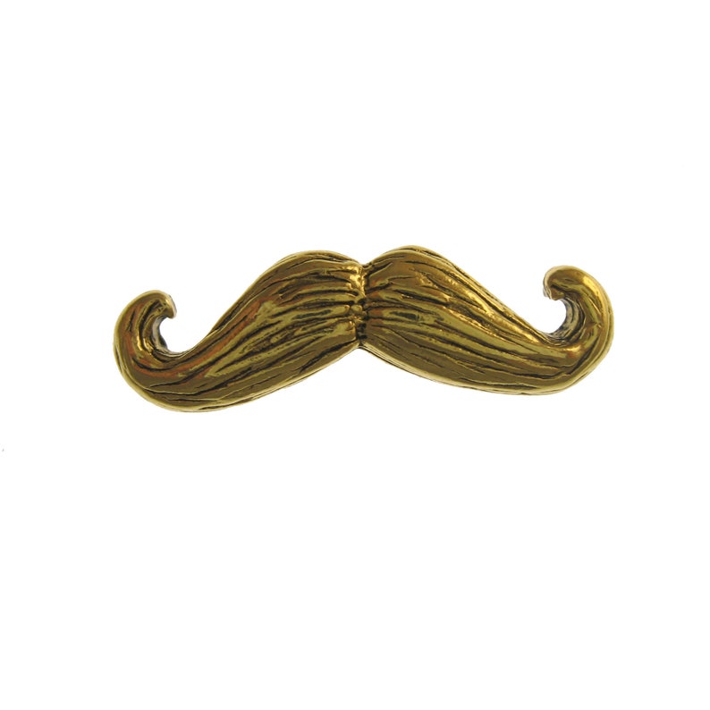 Moustache Lapel Pin CC624G Mustache Movember Men's | Etsy