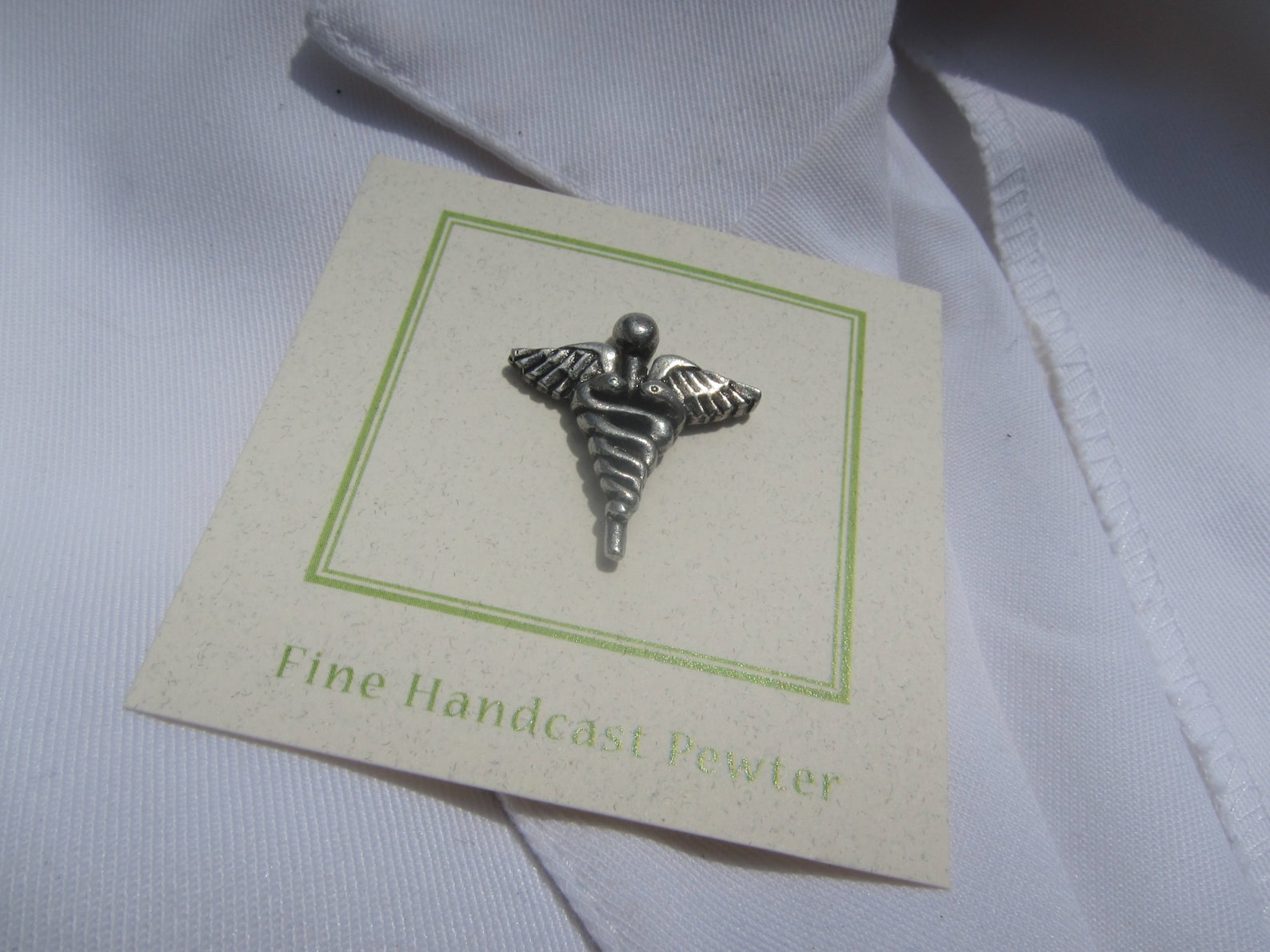 Caduceus Lapel Pin- CC599- Medicine, Pharmacy, Healing and Wellness ...