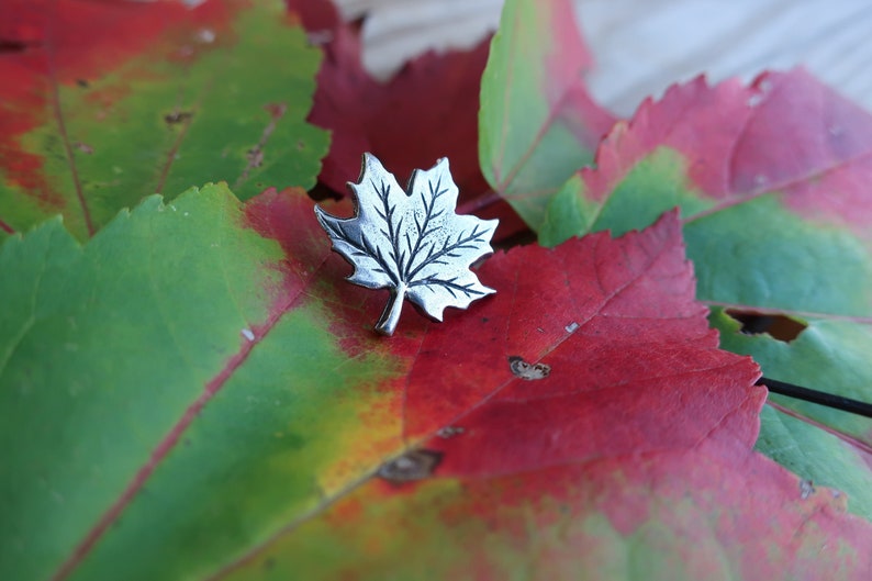 Maple Leaf Pewter Lapel Pin CC698 Maple Tree Maples - Etsy