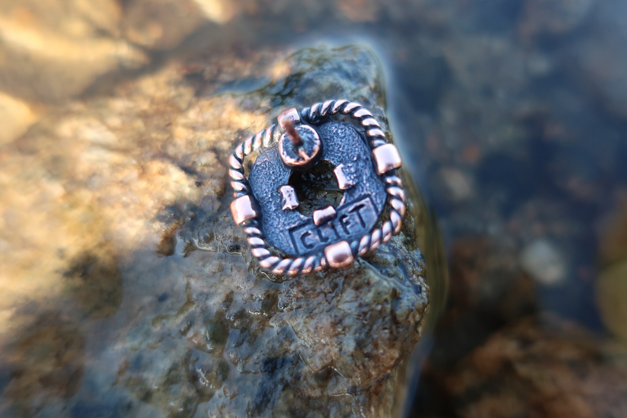 Life Preserver Copper Dipped Pewter Lapel Pin- CC435C- Rescue ...