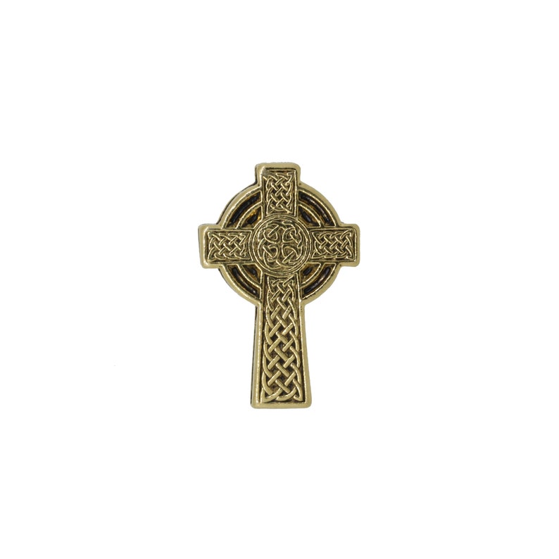 Gold Celtic Cross Lapel Pin-cc512g- Celtic, Irish, Gaelic, and Cross ...
