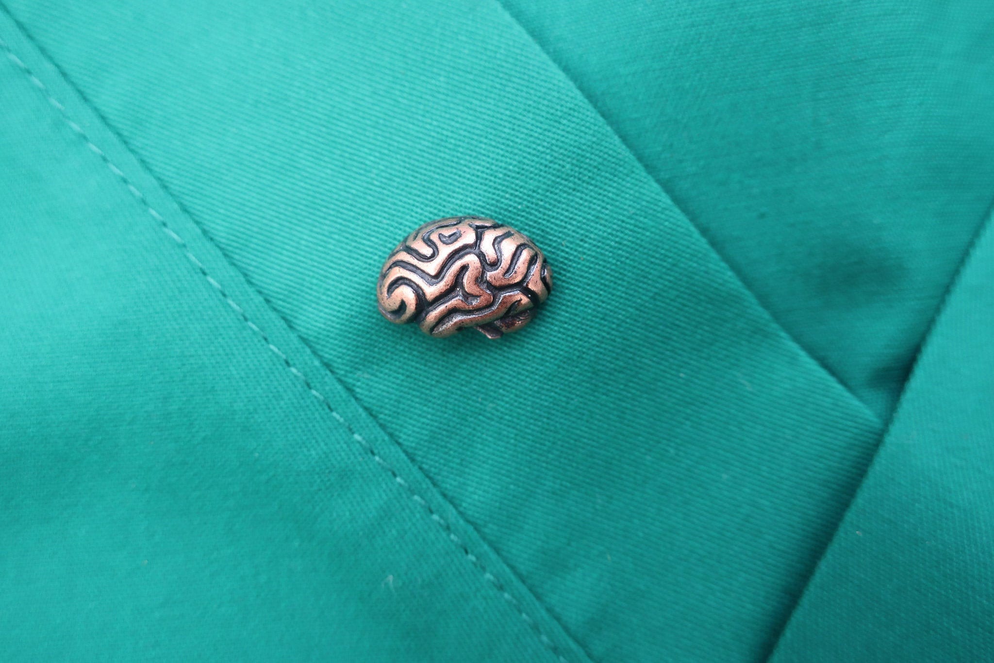 Copper Brain Lapel Pin CC157C Neurology and Medical Pins | Etsy