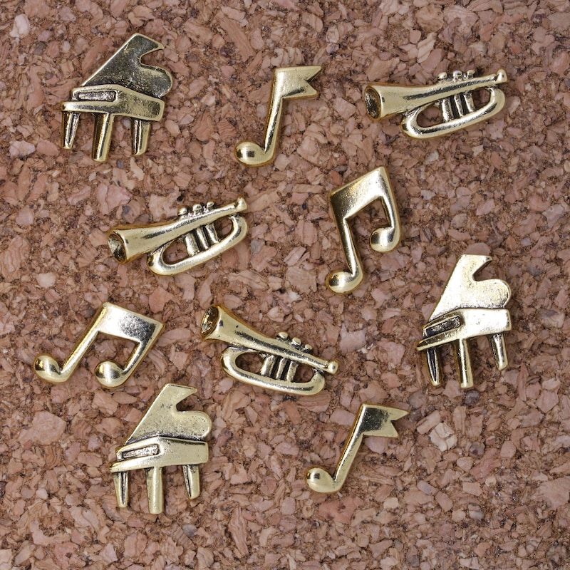 Music Note Push Pins - Etsy