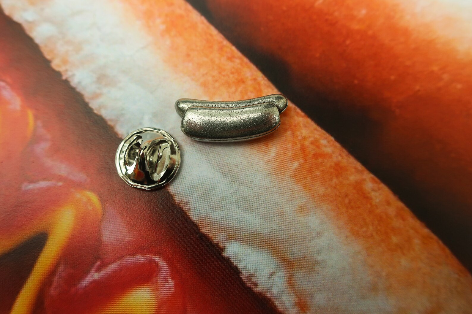 Hot Dog Lapel Pin CC374 Hot Dog Refreshments and Food - Etsy