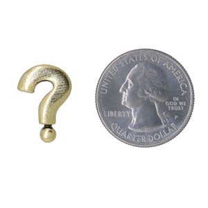 Question Mark Gold Dipped Pewter Lapel Pin- CC647G- Question ...