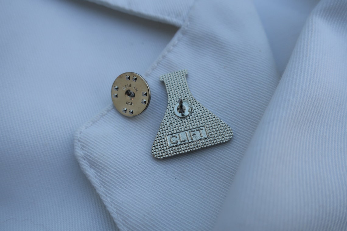 Flask Enamel Lapel Pin EP117 Flask Lab Laboratory | Etsy