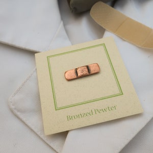 Bandage Copper Dipped Pewter Lapel Pin- CC418C- Medical, Hospital, and ...