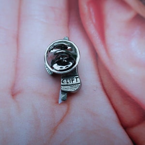 Hard of Hearing Pewter Lapel Pin- Deaf, Hearing, Hearing Loss, and ...